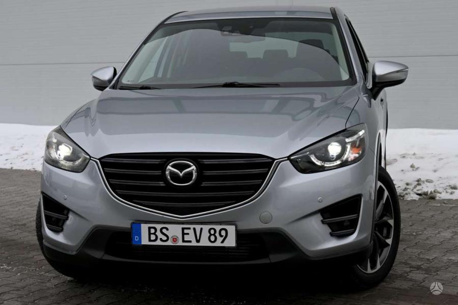 Pelēks Mazda CX-5 2015 Kretinga, ar dzinēja tilpumu 2.19 L un nobraukumu 232 tūkst. km par 10199 €, foto 2 vietnē AUTOMOTO.COM.LV