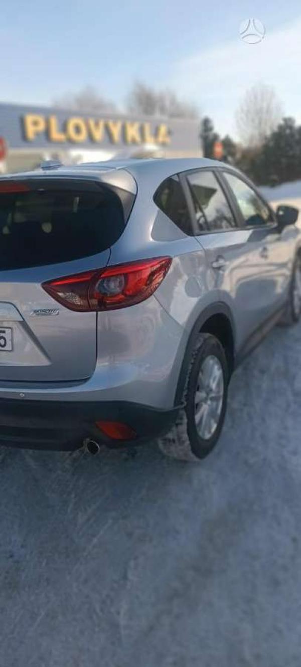 Grey Mazda CX-5 2015 in Klaipeda, with an engine capacity of 2.19 L and mileage of 149 thousand km for 9250 €, photo 4 on AUTOMOTO.COM.LV