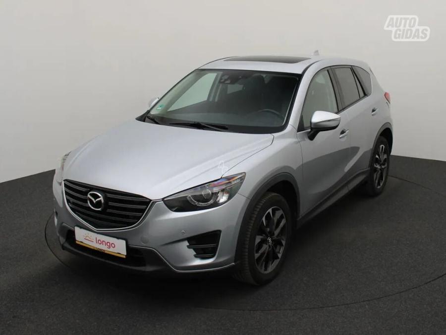 Grey Mazda CX-5 2015 in Vilnius, with an engine capacity of 2.50 L and mileage of 182 thousand km for 14699 €, photo 1 on AUTOMOTO.COM.LV