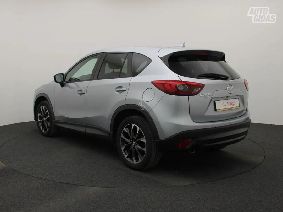 Grey Mazda CX-5 2015 in Vilnius, with an engine capacity of 2.50 L and mileage of 182 thousand km for 14699 €, photo 8 on AUTOMOTO.COM.LV