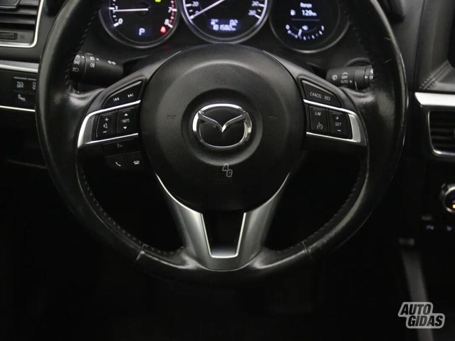Grey Mazda CX-5 2015 in Vilnius, with an engine capacity of 2.50 L and mileage of 182 thousand km for 14699 €, photo 19 on AUTOMOTO.COM.LV