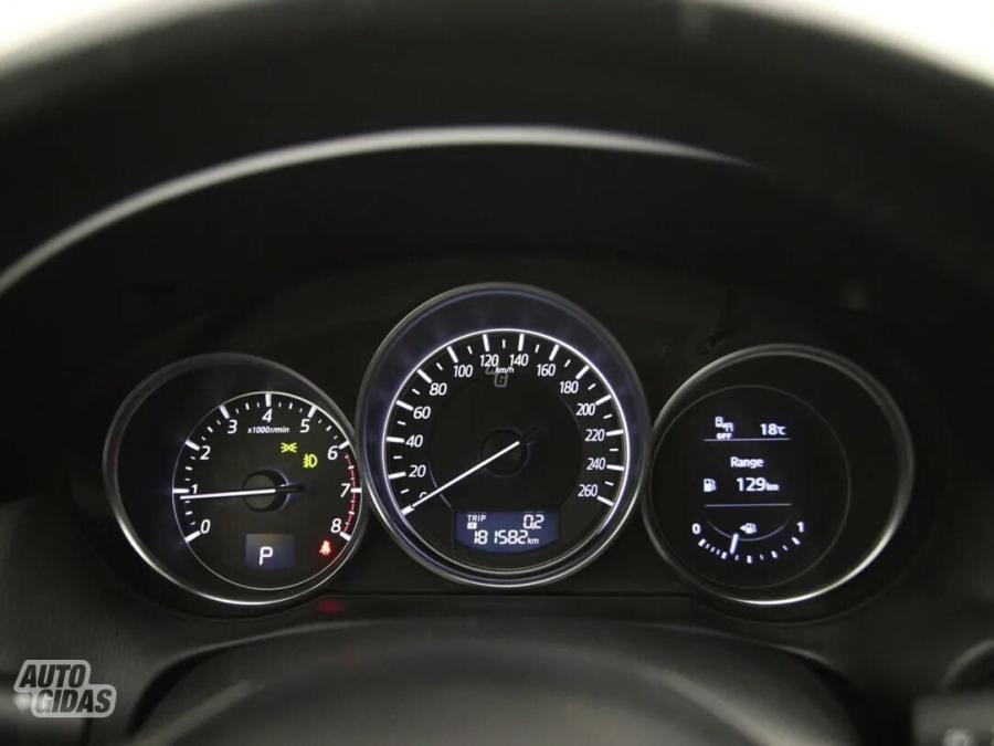 Grey Mazda CX-5 2015 in Vilnius, with an engine capacity of 2.50 L and mileage of 182 thousand km for 14699 €, photo 20 on AUTOMOTO.COM.LV
