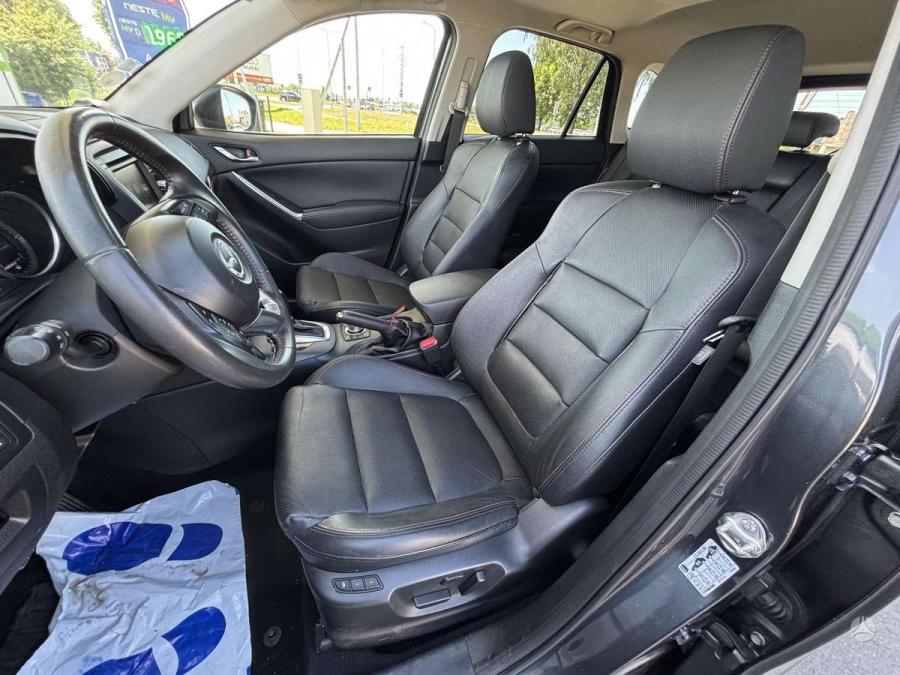 Pelēks Mazda CX-5 2015 Tauragė, ar dzinēja tilpumu 2.19 L un nobraukumu 120 tūkst. km par 7300 €, foto 10 vietnē AUTOMOTO.COM.LV