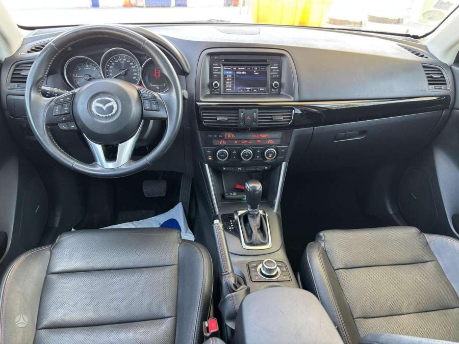Pelēks Mazda CX-5 2015 Tauragė, ar dzinēja tilpumu 2.19 L un nobraukumu 120 tūkst. km par 7300 €, foto 17 vietnē AUTOMOTO.COM.LV