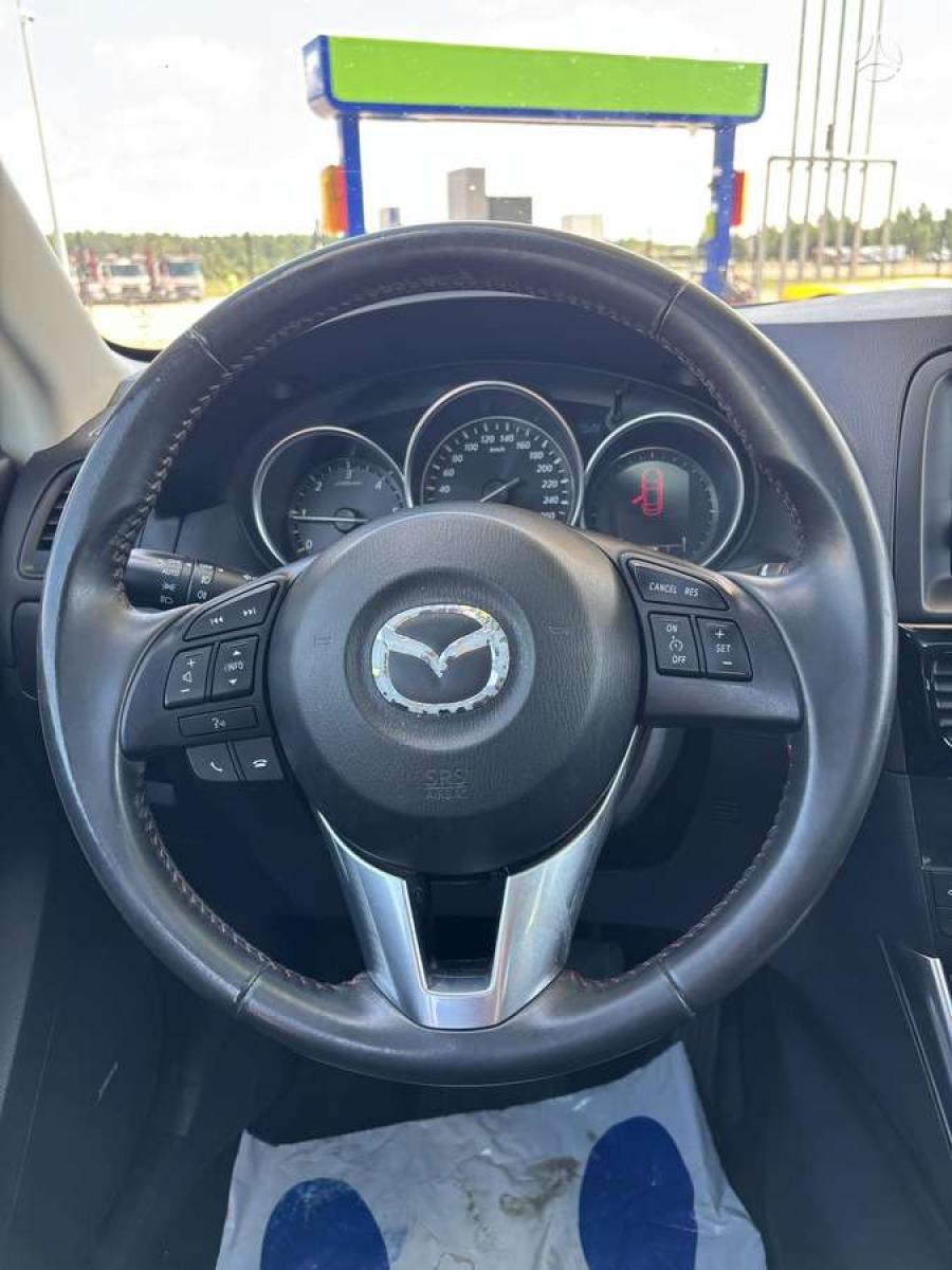 Pelēks Mazda CX-5 2015 Tauragė, ar dzinēja tilpumu 2.19 L un nobraukumu 120 tūkst. km par 7300 €, foto 20 vietnē AUTOMOTO.COM.LV