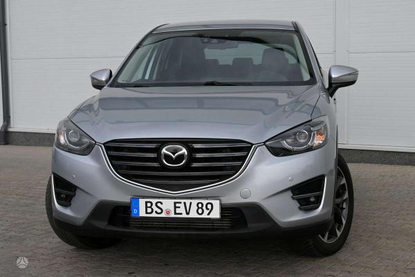 Pelēks Mazda CX-5 2015 Kretinga, ar dzinēja tilpumu 2.19 L un nobraukumu 232 tūkst. km par 9699 €, foto 2 vietnē AUTOMOTO.COM.LV