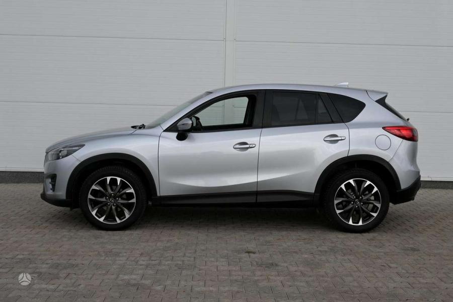 Grey Mazda CX-5 2015 in Kretinga, with an engine capacity of 2.19 L and mileage of 232 thousand km for 9699 €, photo 14 on AUTOMOTO.COM.LV