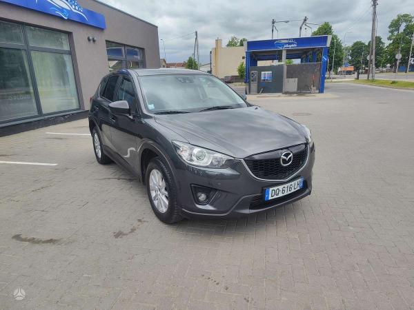 Pelēks Mazda CX-5 2015 Tauragė, ar dzinēja tilpumu 2.19 L un nobraukumu 209 tūkst. km par 6200 €, foto 1 vietnē AUTOMOTO.COM.LV