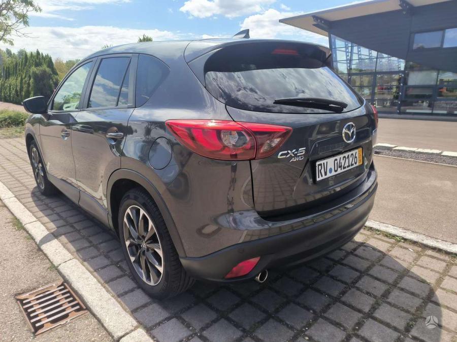 Pelēks Mazda CX-5 2015 Tauragė, ar dzinēja tilpumu 2.19 L un nobraukumu 199 tūkst. km par 6900 €, foto 7 vietnē AUTOMOTO.COM.LV