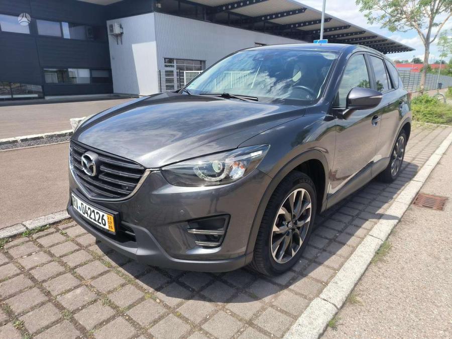 Pelēks Mazda CX-5 2015 Tauragė, ar dzinēja tilpumu 2.19 L un nobraukumu 199 tūkst. km par 6900 €, foto 8 vietnē AUTOMOTO.COM.LV