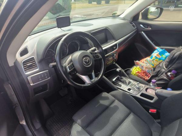 Grey Mazda CX-5 2015 in Taurage, with an engine capacity of 2.19 L and mileage of 199 thousand km for 6900 €, photo 8 on AUTOMOTO.COM.LV