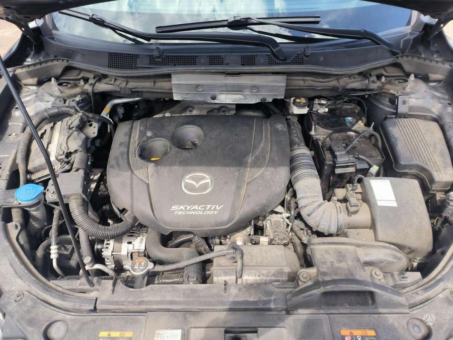 Pelēks Mazda CX-5 2015 Tauragė, ar dzinēja tilpumu 2.19 L un nobraukumu 199 tūkst. km par 6900 €, foto 16 vietnē AUTOMOTO.COM.LV