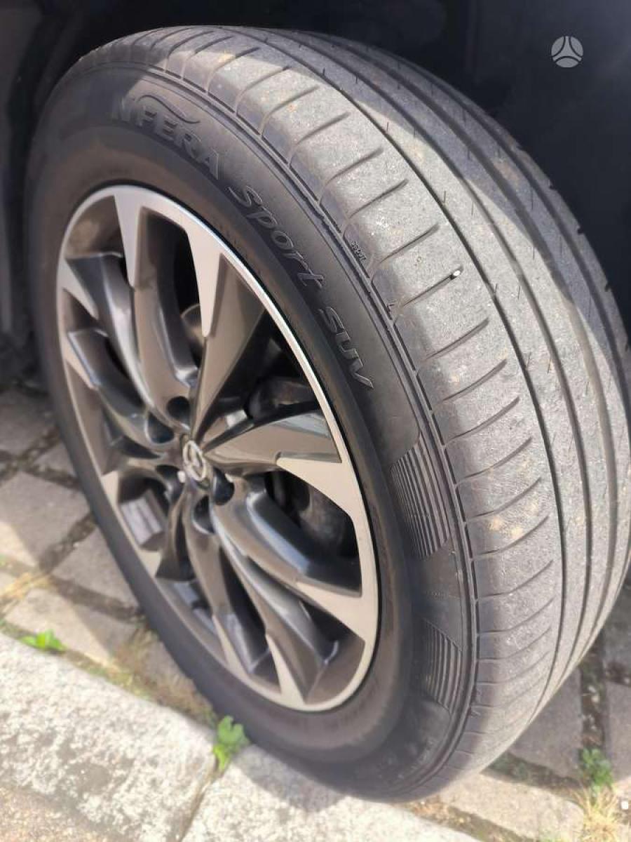 Pelēks Mazda CX-5 2015 Tauragė, ar dzinēja tilpumu 2.19 L un nobraukumu 199 tūkst. km par 6900 €, foto 19 vietnē AUTOMOTO.COM.LV