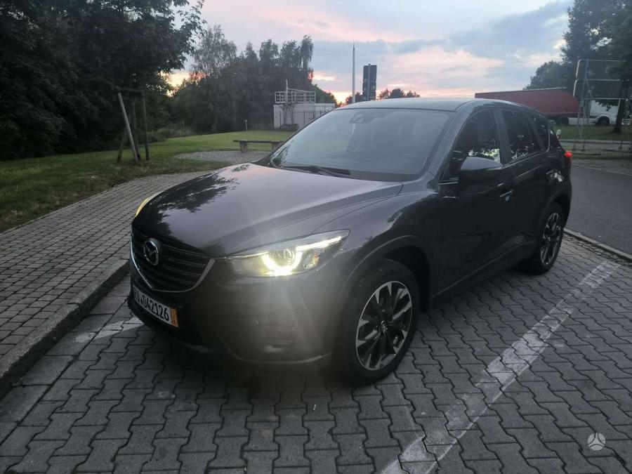 Pelēks Mazda CX-5 2015 Tauragė, ar dzinēja tilpumu 2.19 L un nobraukumu 199 tūkst. km par 6900 €, foto 29 vietnē AUTOMOTO.COM.LV