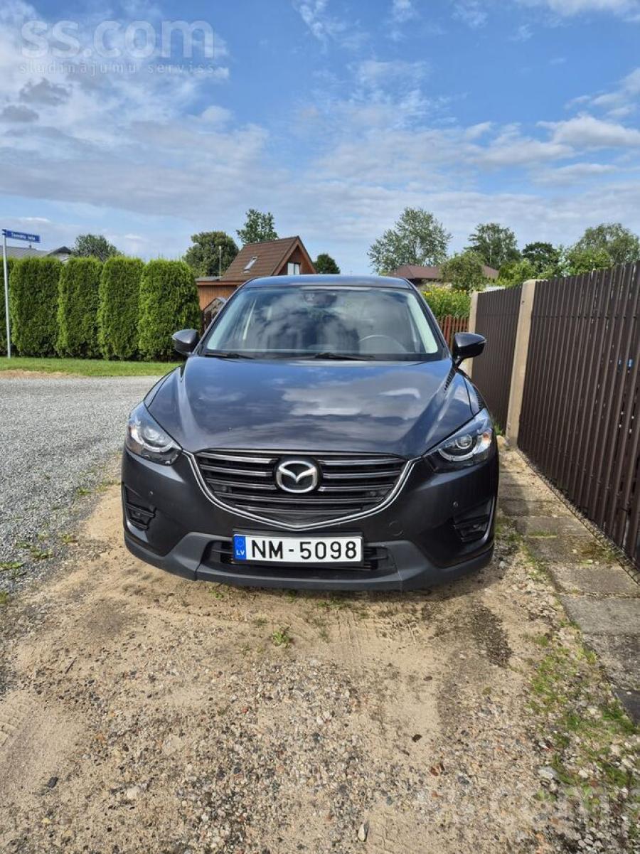 Pelēks Mazda CX-5 2015 Rīga, ar dzinēja tilpumu 2.20 L un nobraukumu 300 tūkst. km par 8200 €, foto 1 vietnē AUTOMOTO.COM.LV