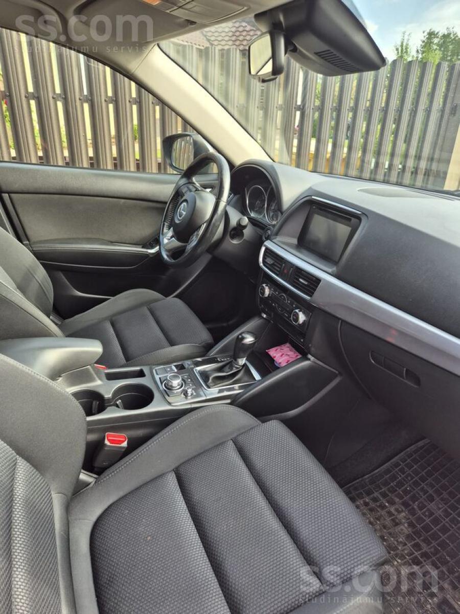 Pelēks Mazda CX-5 2015 Rīga, ar dzinēja tilpumu 2.20 L un nobraukumu 300 tūkst. km par 8200 €, foto 9 vietnē AUTOMOTO.COM.LV