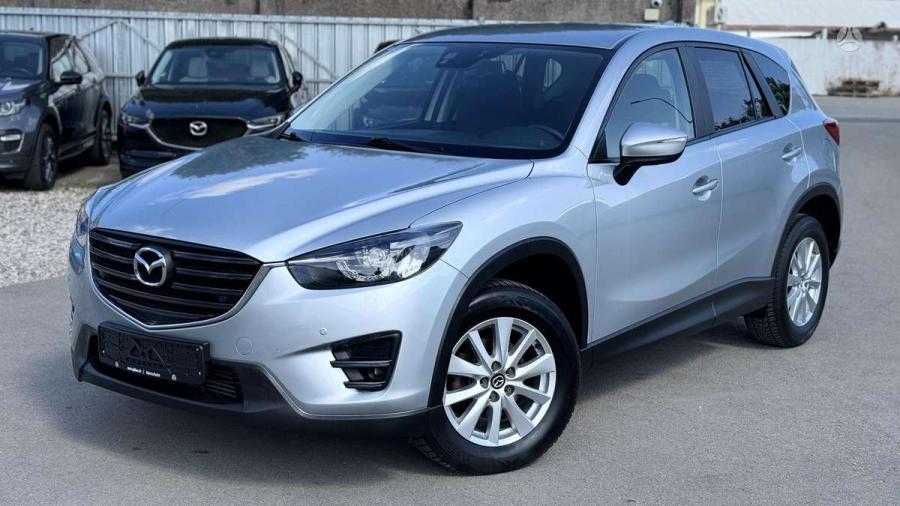 Grey Mazda CX-5 2015 in Telschi, with an engine capacity of 2.19 L and mileage of 170 thousand km for 8700 €, photo 3 on AUTOMOTO.COM.LV
