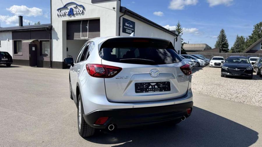 Grey Mazda CX-5 2015 in Telschi, with an engine capacity of 2.19 L and mileage of 170 thousand km for 8700 €, photo 9 on AUTOMOTO.COM.LV