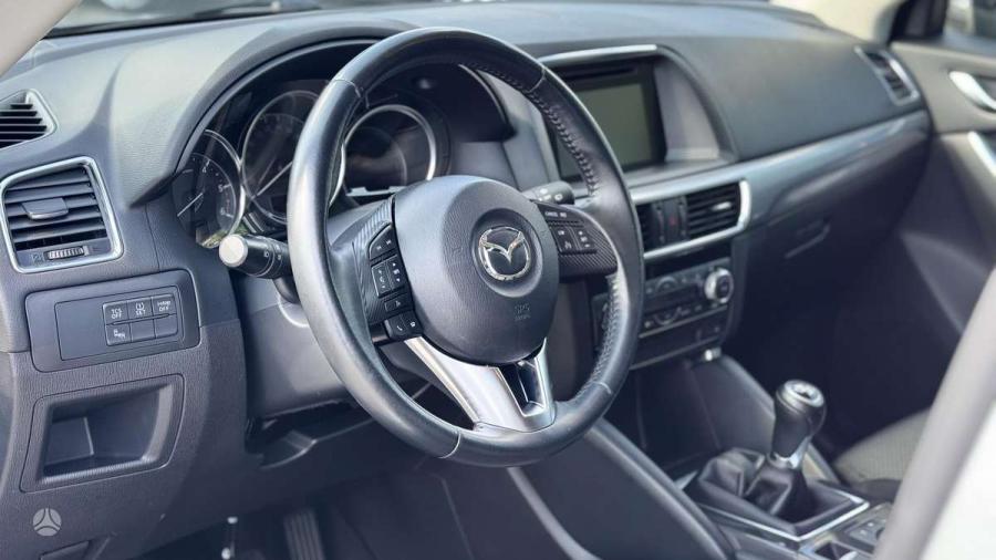 Grey Mazda CX-5 2015 in Telschi, with an engine capacity of 2.19 L and mileage of 170 thousand km for 8700 €, photo 13 on AUTOMOTO.COM.LV