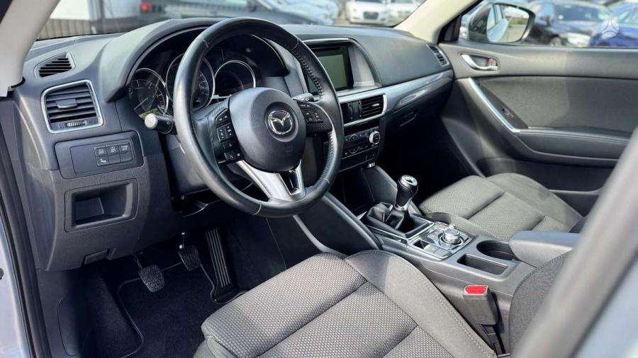 Grey Mazda CX-5 2015 in Telschi, with an engine capacity of 2.19 L and mileage of 170 thousand km for 8700 €, photo 14 on AUTOMOTO.COM.LV