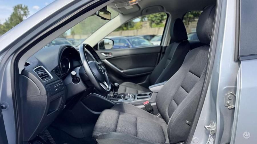 Grey Mazda CX-5 2015 in Telschi, with an engine capacity of 2.19 L and mileage of 170 thousand km for 8700 €, photo 15 on AUTOMOTO.COM.LV