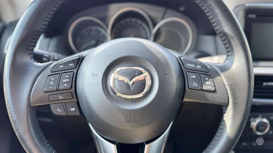 Grey Mazda CX-5 2015 in Telschi, with an engine capacity of 2.19 L and mileage of 170 thousand km for 8700 €, photo 27 on AUTOMOTO.COM.LV