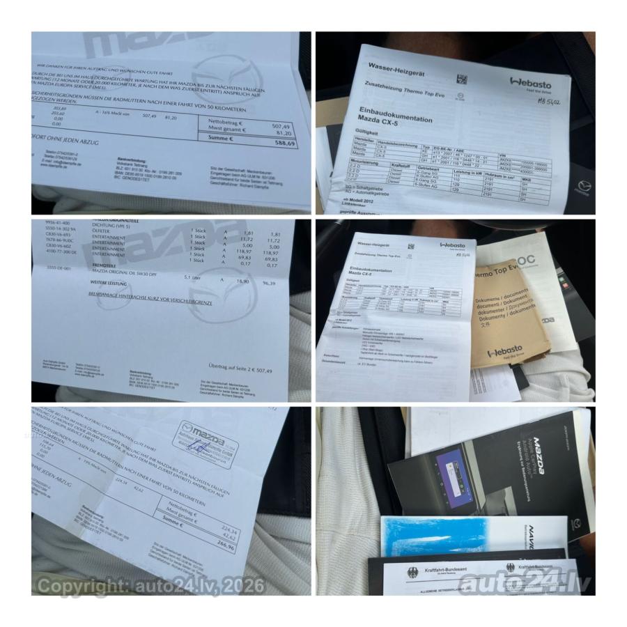 Pelēks Mazda CX-5 2015 Viljandi, ar dzinēja tilpumu 2.20 L un nobraukumu 189 tūkst. km par 10490 €, foto 26 vietnē AUTOMOTO.COM.LV