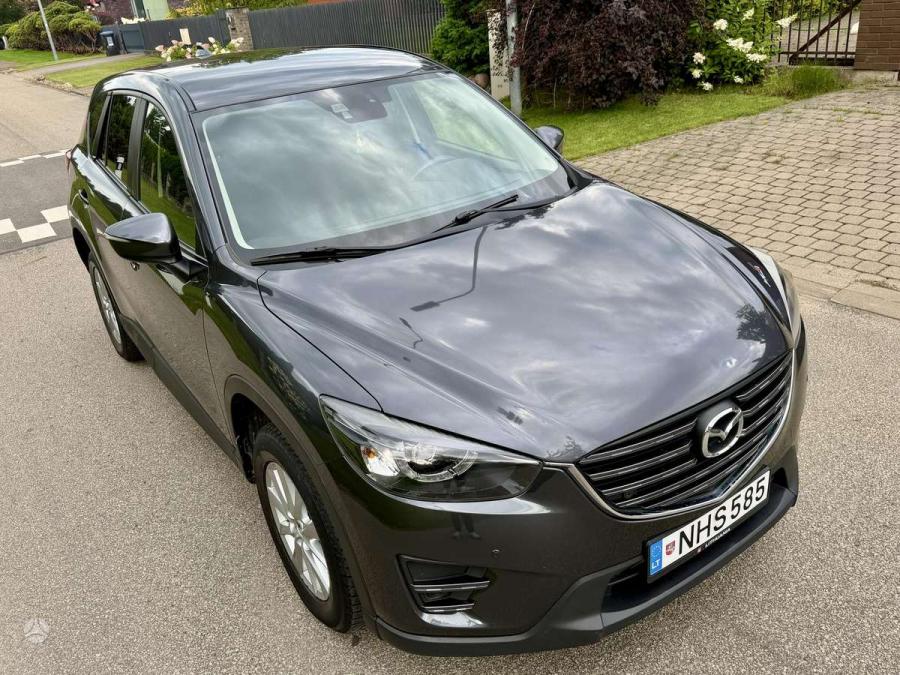 Pelēks Mazda CX-5 2015 Viļņa, ar dzinēja tilpumu 2.19 L un nobraukumu 180 tūkst. km par 6100 €, foto 3 vietnē AUTOMOTO.COM.LV