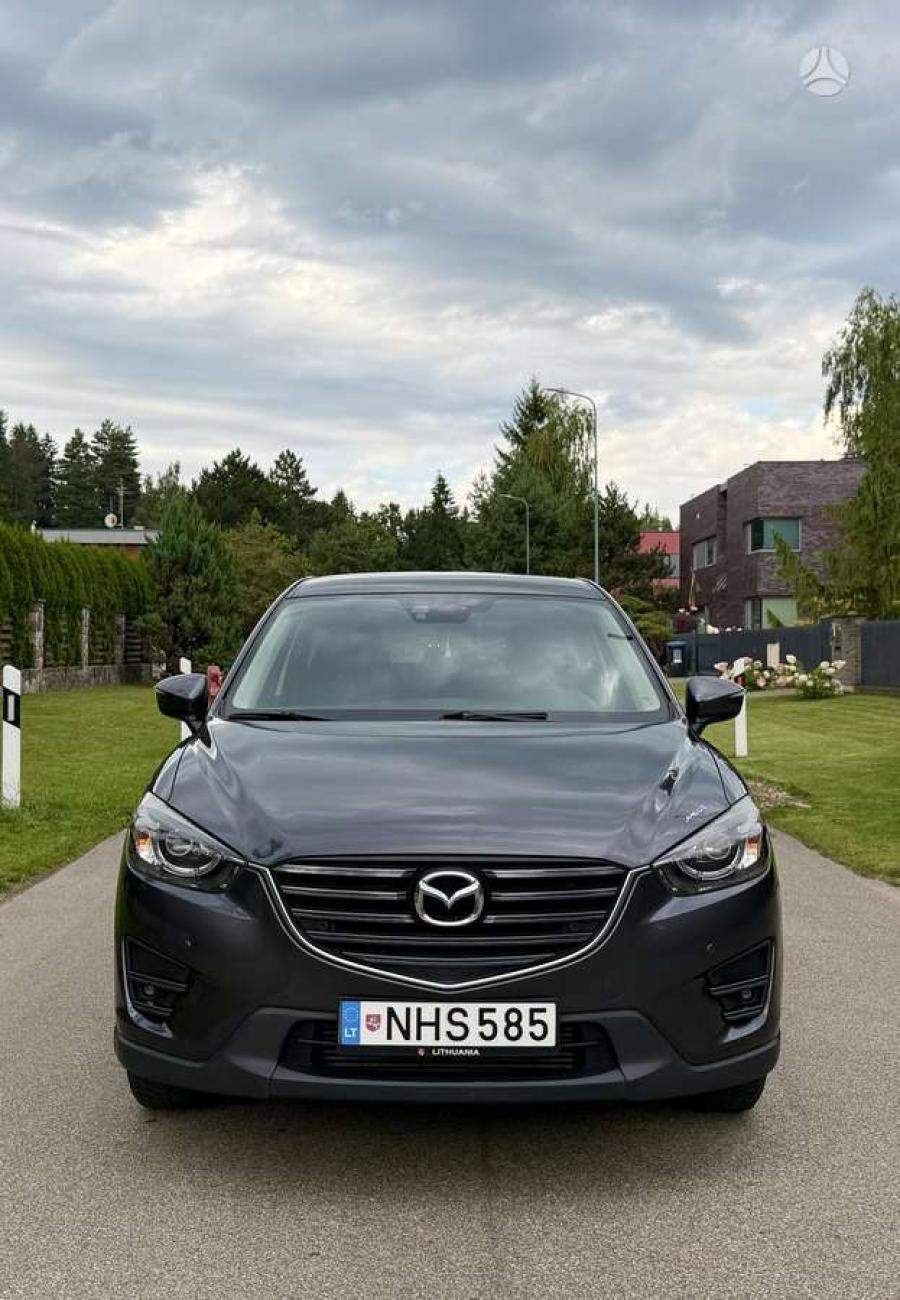 Pelēks Mazda CX-5 2015 Viļņa, ar dzinēja tilpumu 2.19 L un nobraukumu 180 tūkst. km par 6100 €, foto 5 vietnē AUTOMOTO.COM.LV