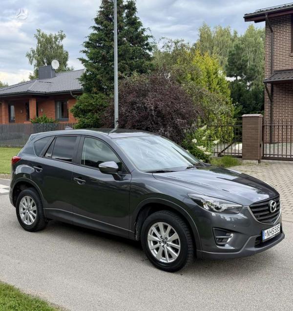 Pelēks Mazda CX-5 2015 Viļņa, ar dzinēja tilpumu 2.19 L un nobraukumu 180 tūkst. km par 6100 €, foto 6 vietnē AUTOMOTO.COM.LV