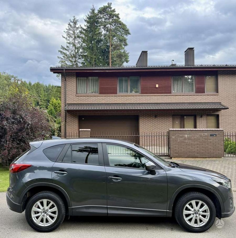 Pelēks Mazda CX-5 2015 Viļņa, ar dzinēja tilpumu 2.19 L un nobraukumu 180 tūkst. km par 6100 €, foto 8 vietnē AUTOMOTO.COM.LV
