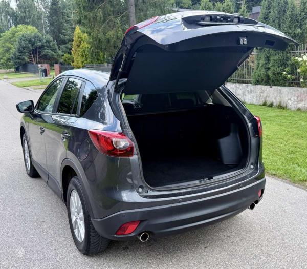 Pelēks Mazda CX-5 2015 Viļņa, ar dzinēja tilpumu 2.19 L un nobraukumu 180 tūkst. km par 6100 €, foto 9 vietnē AUTOMOTO.COM.LV
