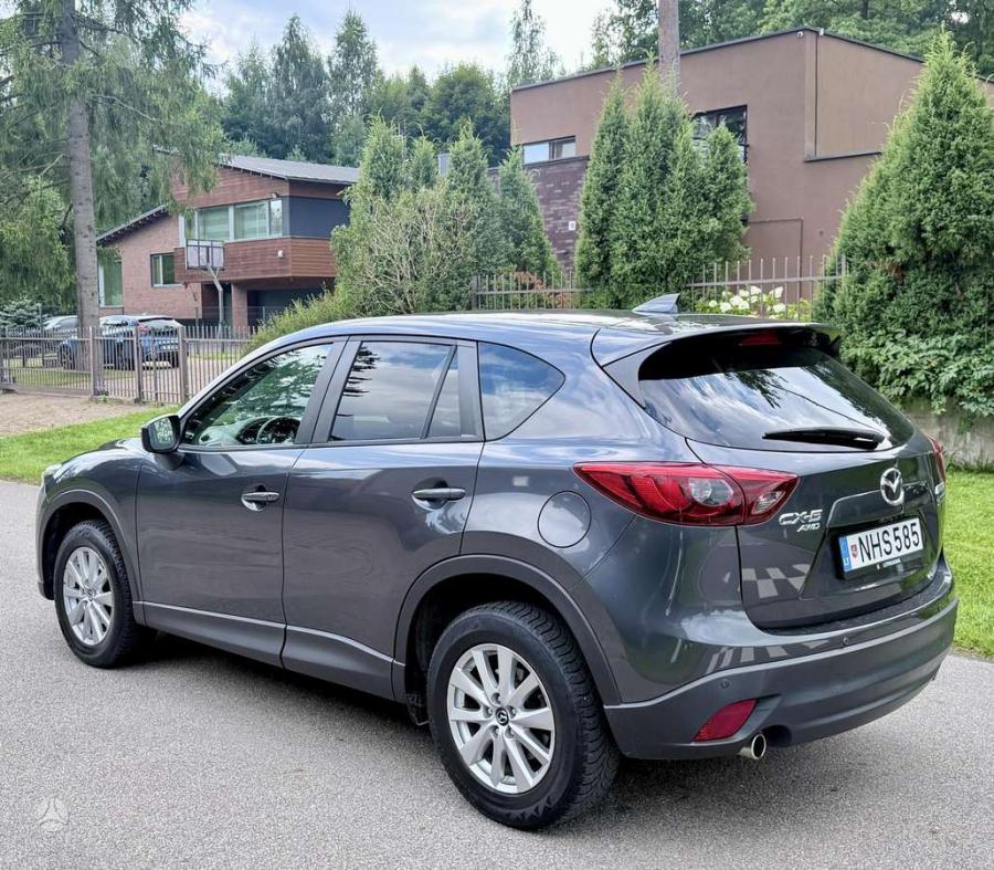 Pelēks Mazda CX-5 2015 Viļņa, ar dzinēja tilpumu 2.19 L un nobraukumu 180 tūkst. km par 6100 €, foto 13 vietnē AUTOMOTO.COM.LV