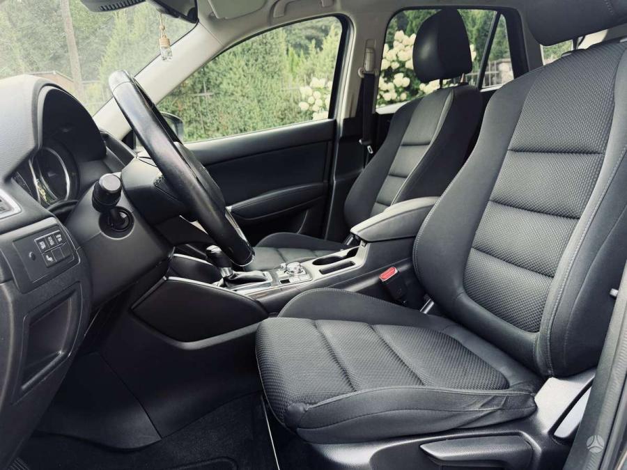 Pelēks Mazda CX-5 2015 Viļņa, ar dzinēja tilpumu 2.19 L un nobraukumu 180 tūkst. km par 6100 €, foto 14 vietnē AUTOMOTO.COM.LV
