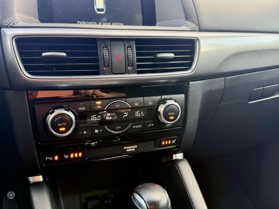 Pelēks Mazda CX-5 2015 Viļņa, ar dzinēja tilpumu 2.19 L un nobraukumu 180 tūkst. km par 6100 €, foto 18 vietnē AUTOMOTO.COM.LV