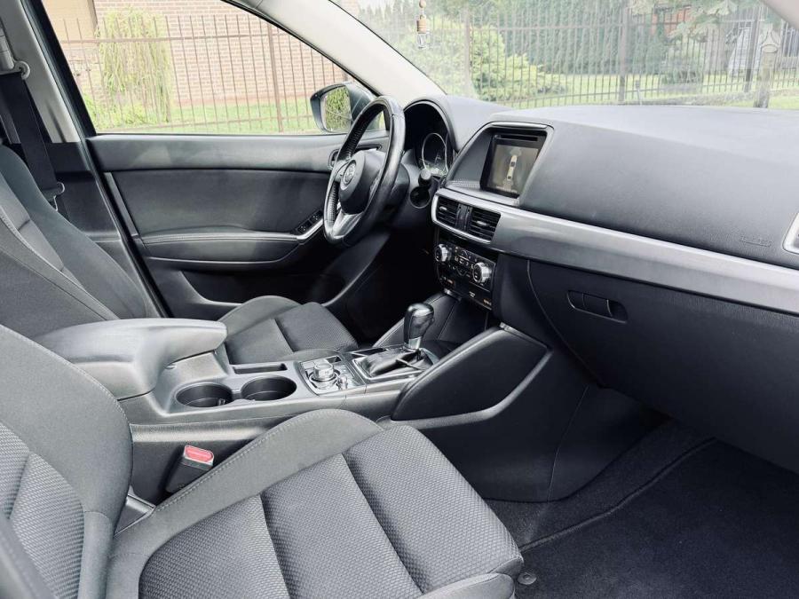 Pelēks Mazda CX-5 2015 Viļņa, ar dzinēja tilpumu 2.19 L un nobraukumu 180 tūkst. km par 6100 €, foto 22 vietnē AUTOMOTO.COM.LV