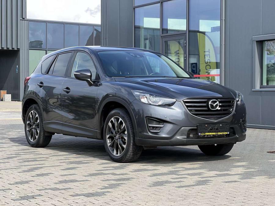 Pelēks Mazda CX-5 2015 Šauļi, ar dzinēja tilpumu 2.19 L un nobraukumu 165 tūkst. km par 9800 €, foto 3 vietnē AUTOMOTO.COM.LV