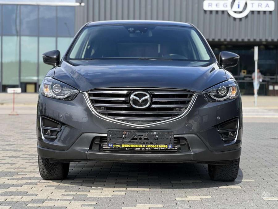 Pelēks Mazda CX-5 2015 Šauļi, ar dzinēja tilpumu 2.19 L un nobraukumu 165 tūkst. km par 9800 €, foto 4 vietnē AUTOMOTO.COM.LV