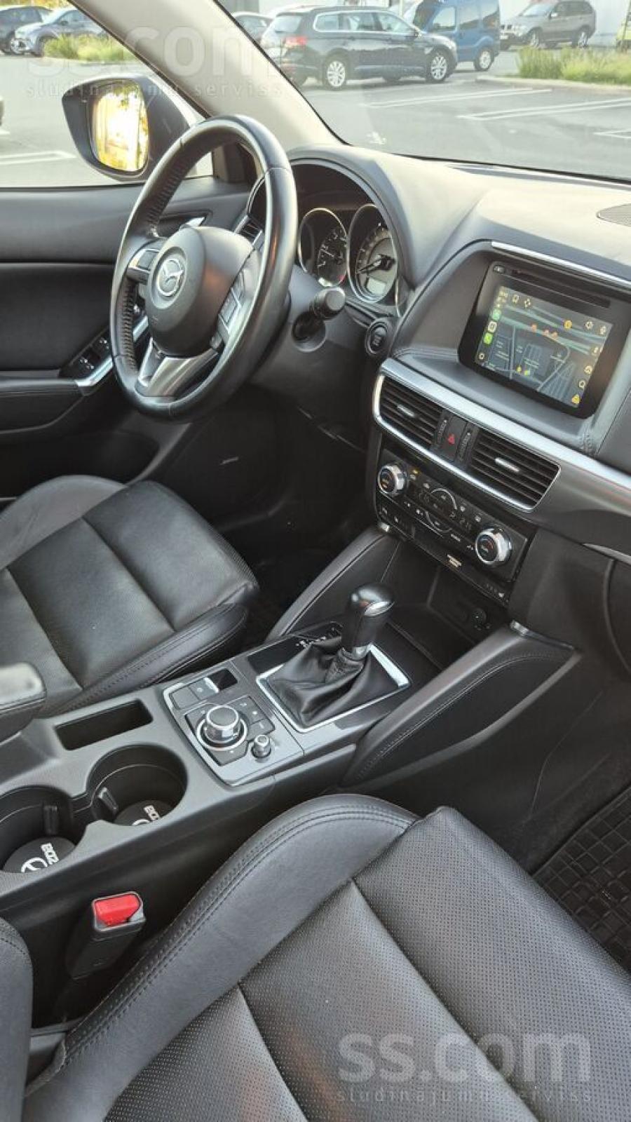 Grey Mazda CX-5 2015 in Riga, with an engine capacity of 2.20 L and mileage of 198 thousand km for 9400 €, photo 13 on AUTOMOTO.COM.LV