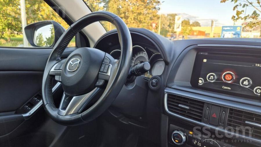 Grey Mazda CX-5 2015 in Riga, with an engine capacity of 2.20 L and mileage of 198 thousand km for 9400 €, photo 16 on AUTOMOTO.COM.LV