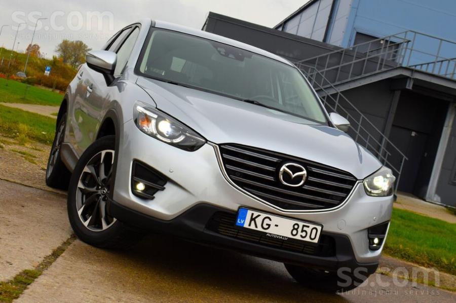 Grey Mazda CX-5 2016 in Riga, with an engine capacity of 2.20 L and mileage of 230 thousand km for 10000 €, photo 1 on AUTOMOTO.COM.LV