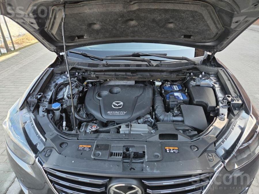 Grey Mazda CX-5 2016 in Riga, with an engine capacity of 2.20 L and mileage of 202 thousand km for 9750 €, photo 14 on AUTOMOTO.COM.LV