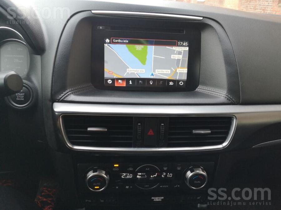 Grey Mazda CX-5 2016 in Riga, with an engine capacity of 2.20 L and mileage of 202 thousand km for 9750 €, photo 15 on AUTOMOTO.COM.LV