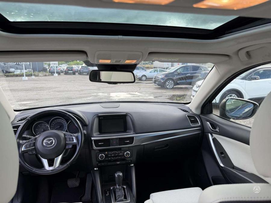 Pelēks Mazda CX-5 2016 Panevēža, ar dzinēja tilpumu 2.19 L un nobraukumu 172 tūkst. km par 10500 €, foto 16 vietnē AUTOMOTO.COM.LV