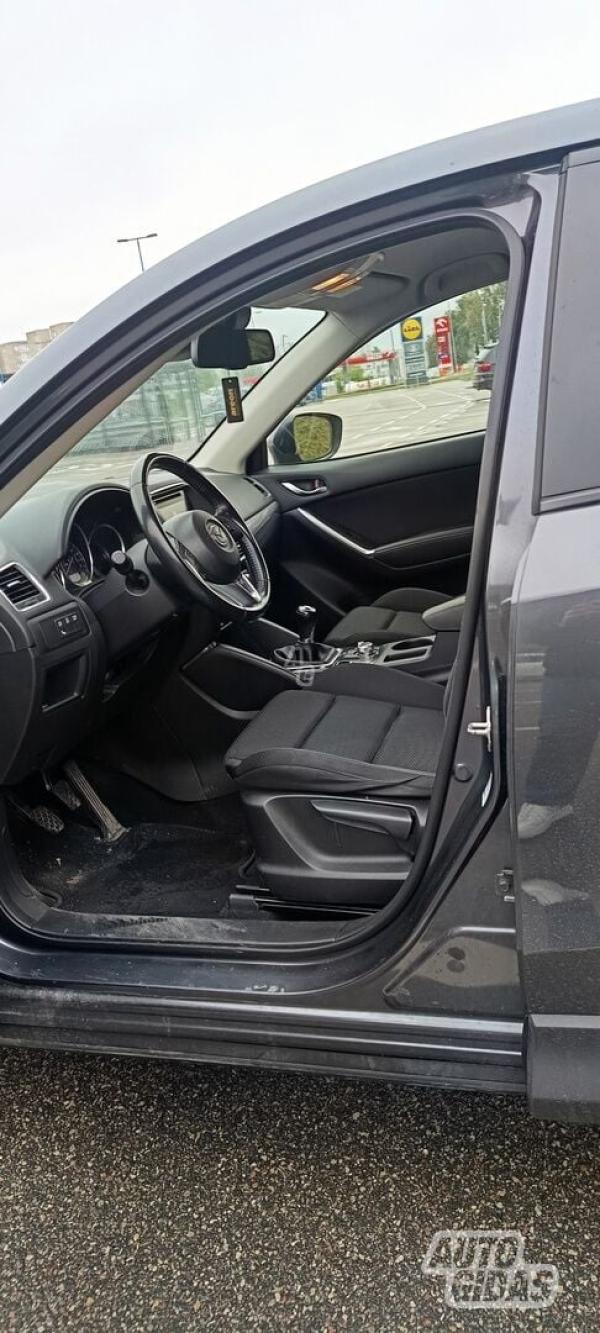 Pelēks Mazda CX-5 2016 Viļņa, ar dzinēja tilpumu 2.20 L un nobraukumu 200 tūkst. km par 8500 €, foto 6 vietnē AUTOMOTO.COM.LV