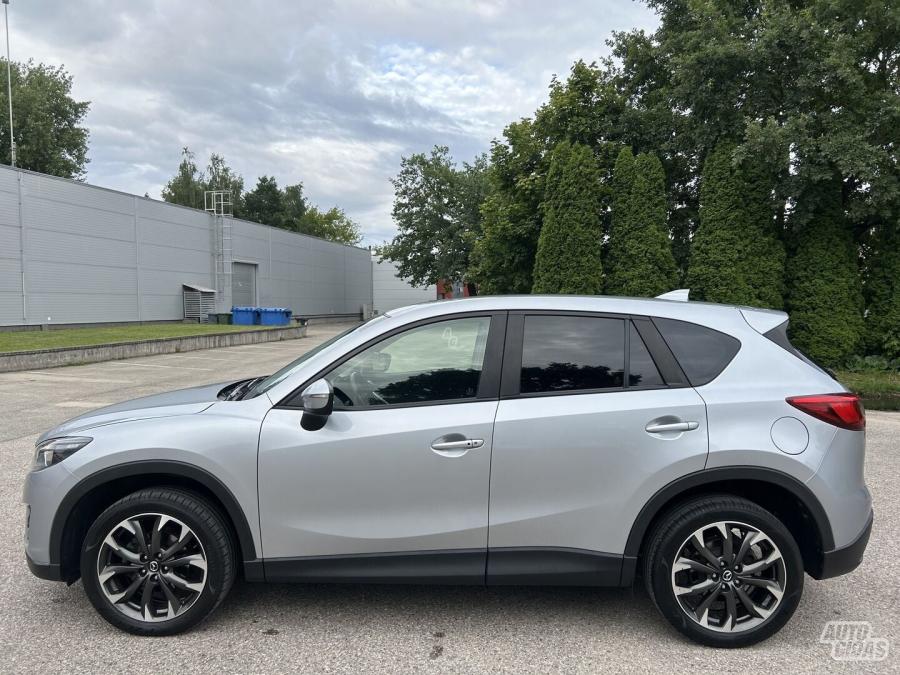 Pelēks Mazda CX-5 2016 Alīta, ar dzinēja tilpumu 2.20 L un nobraukumu 225 tūkst. km par 8900 €, foto 6 vietnē AUTOMOTO.COM.LV