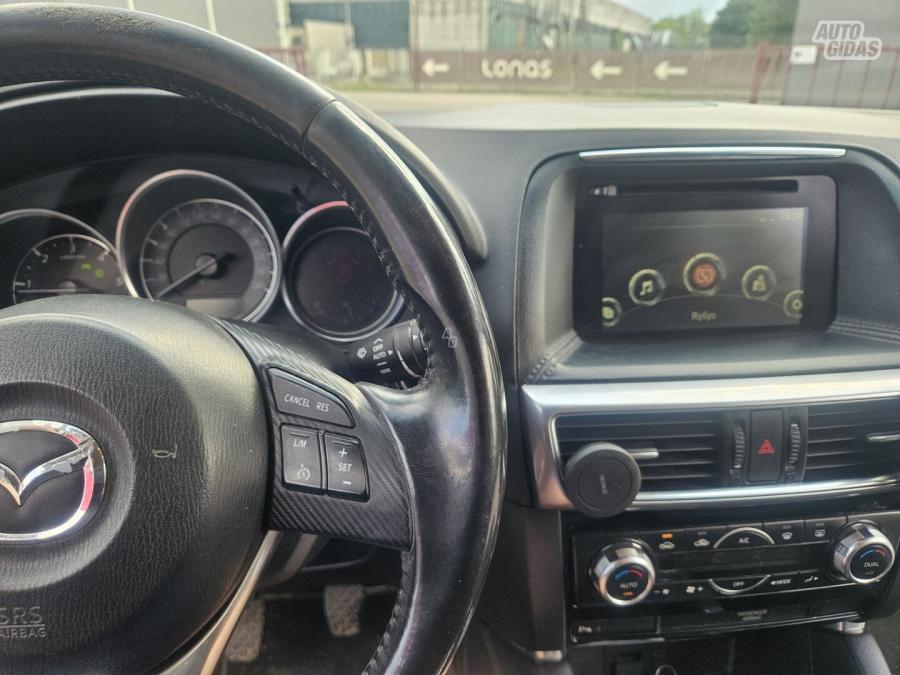 Grey Mazda CX-5 2016 in Jonava, with an engine capacity of 2.20 L and mileage of 286 thousand km for 6700 €, photo 12 on AUTOMOTO.COM.LV