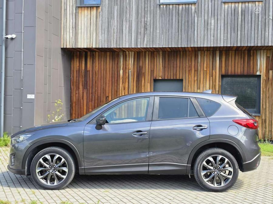 Pelēks Mazda CX-5 2016 Tauragė, ar dzinēja tilpumu 2.19 L un nobraukumu 168 tūkst. km par 8400 €, foto 4 vietnē AUTOMOTO.COM.LV
