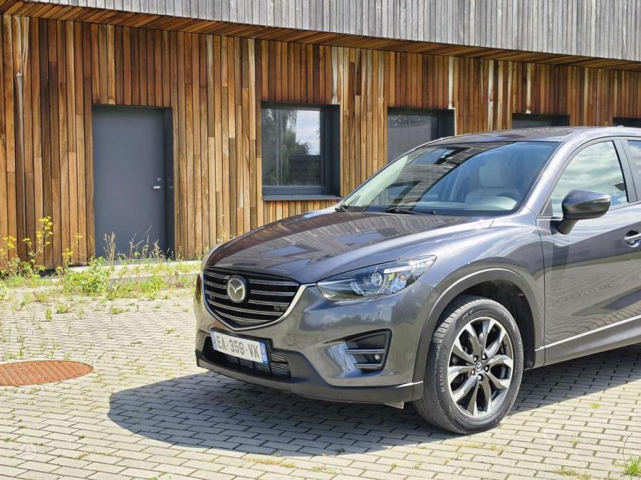 Pelēks Mazda CX-5 2016 Tauragė, ar dzinēja tilpumu 2.19 L un nobraukumu 168 tūkst. km par 8400 €, foto 9 vietnē AUTOMOTO.COM.LV