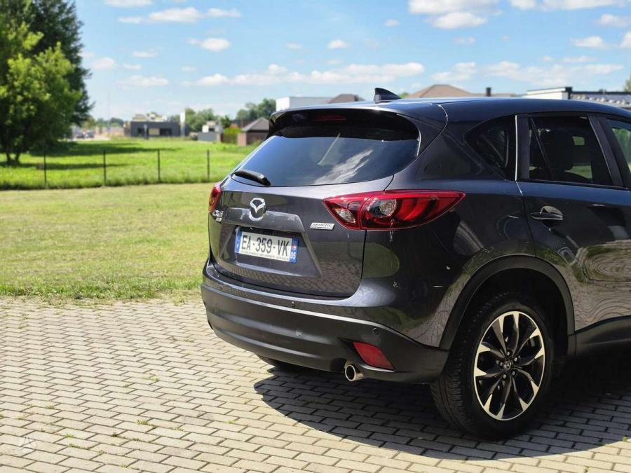 Pelēks Mazda CX-5 2016 Tauragė, ar dzinēja tilpumu 2.19 L un nobraukumu 168 tūkst. km par 8400 €, foto 10 vietnē AUTOMOTO.COM.LV